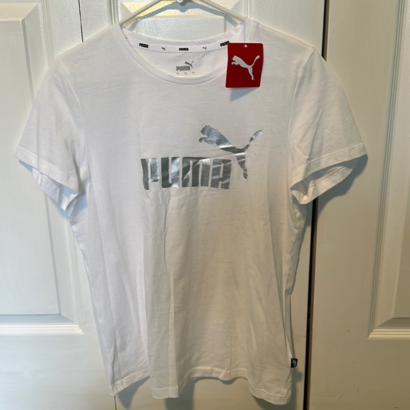 Puma | Tops | Puma White Tshirt | Poshmark